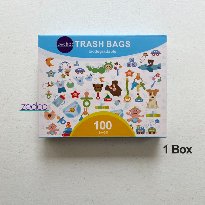 Zedco Biodegradable Disposable Diaper Bags – Thick, Leak-Proof, Easy-T – Zedco PH
