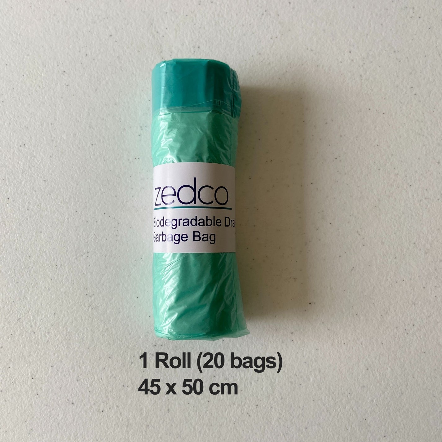Zedco Garbage Bag (Drawstring) - Biodegradable Trash Bag, Durable and ...